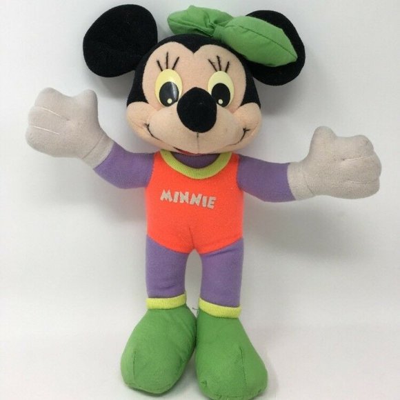 Playskool | Toys | 988 Playskool Sticky Minnie Mouse Disney Plush ...